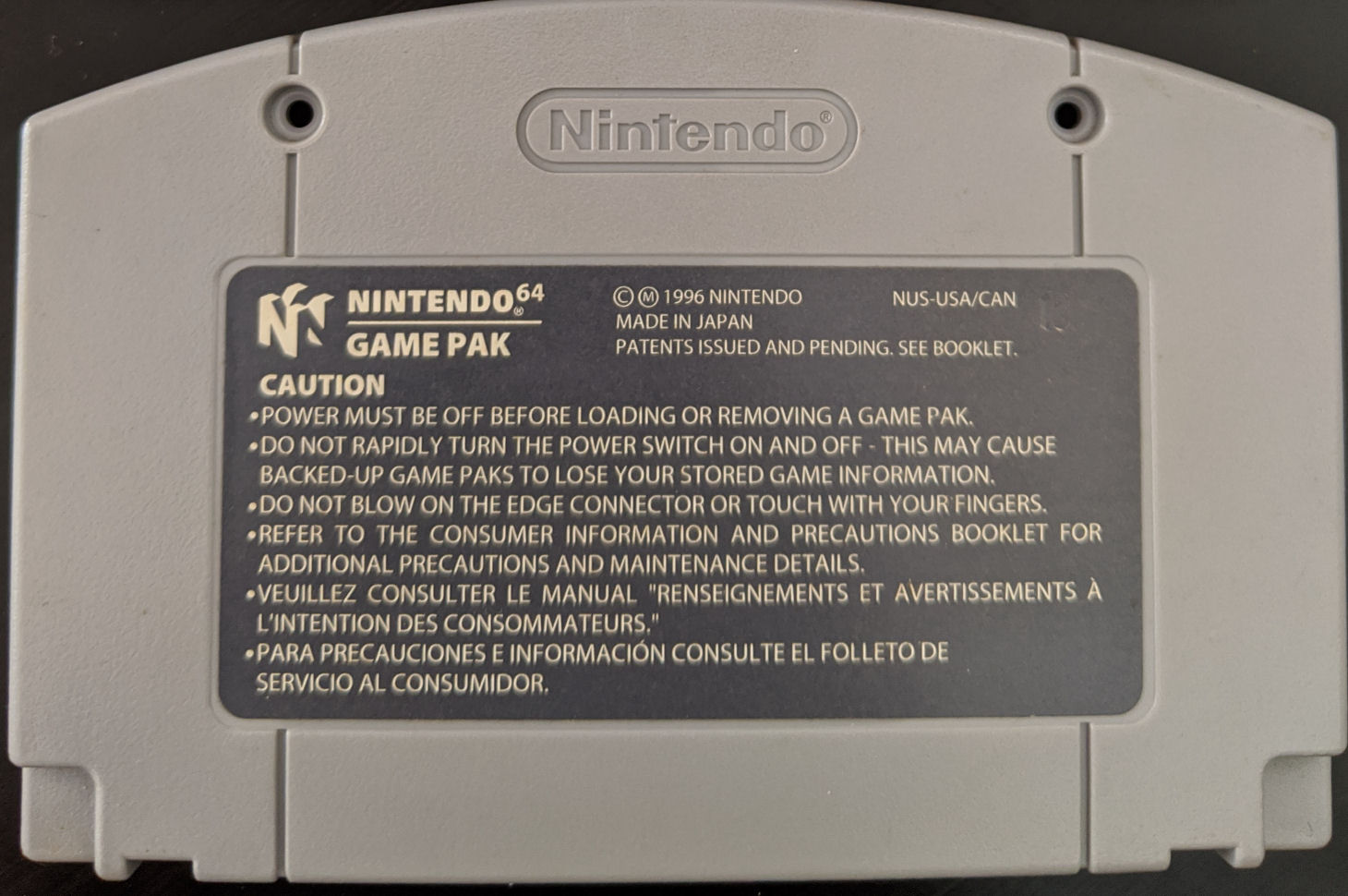 Is this N64 NTSC or PAL? I can tell that it's Japanese, but not much ...